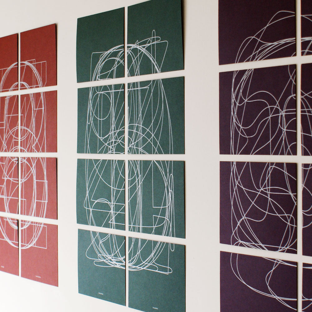 Set of three posters